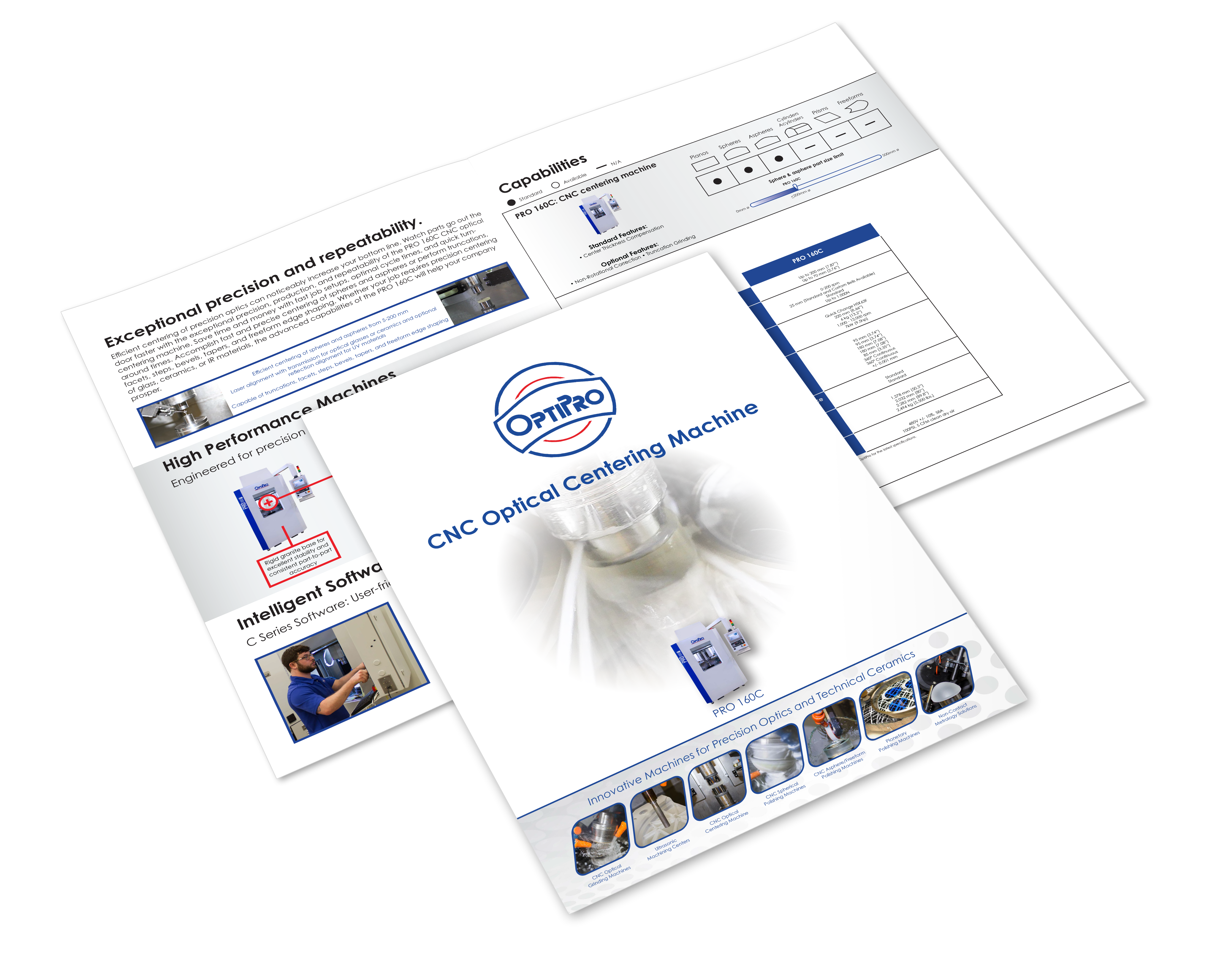 CNC Optical Centering Machine: 5-200mm Optics | OptiPro